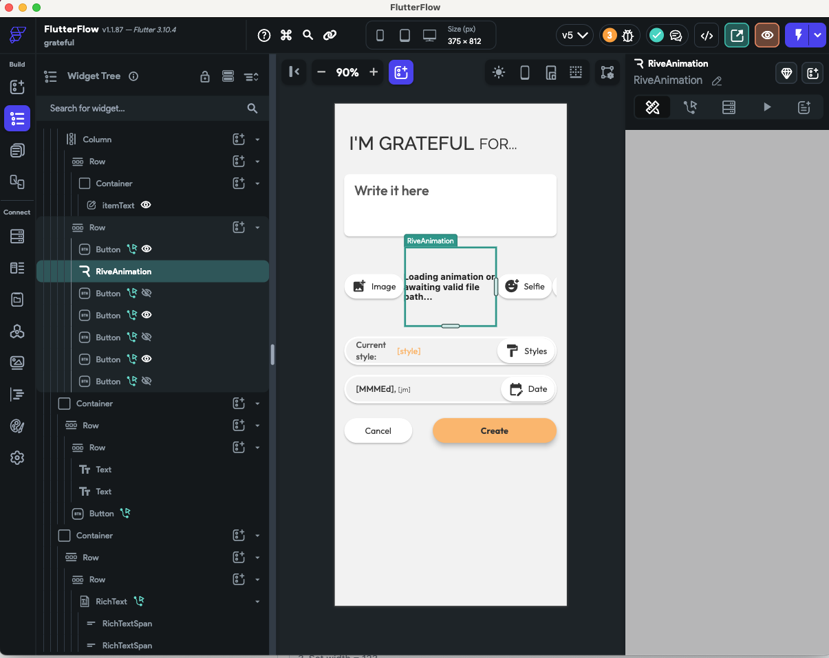 Rive Animations Dont Load In Mac App · Issue 1049 · Flutterflowflutterflow Issues · Github