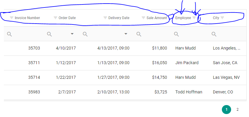 [Question] position text and filter icon · Issue #15459 · DevExpress/DevExtreme · GitHub