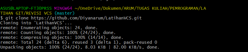 GitHub - Diyanarum/LatihanVCS