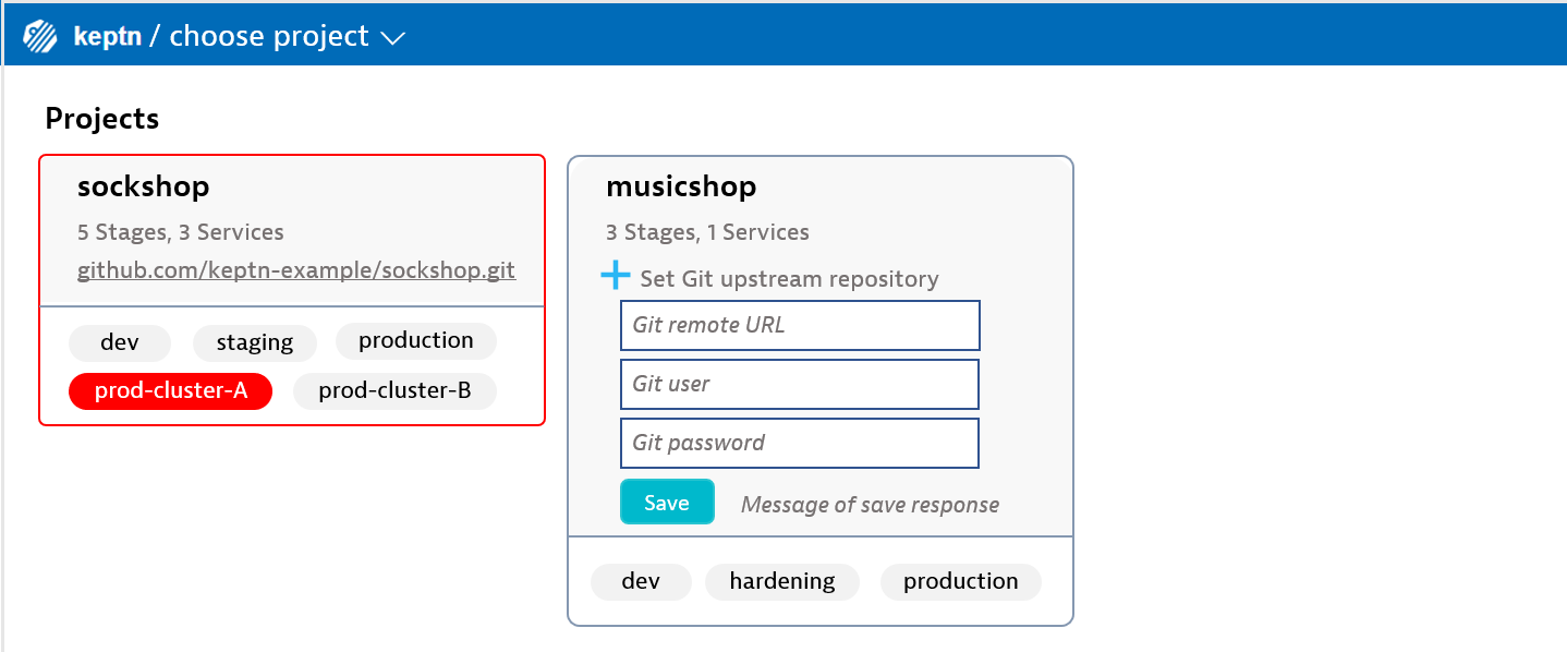 Provide access to up-stream configuration repository per project · Issue #1335 · keptn/keptn ...