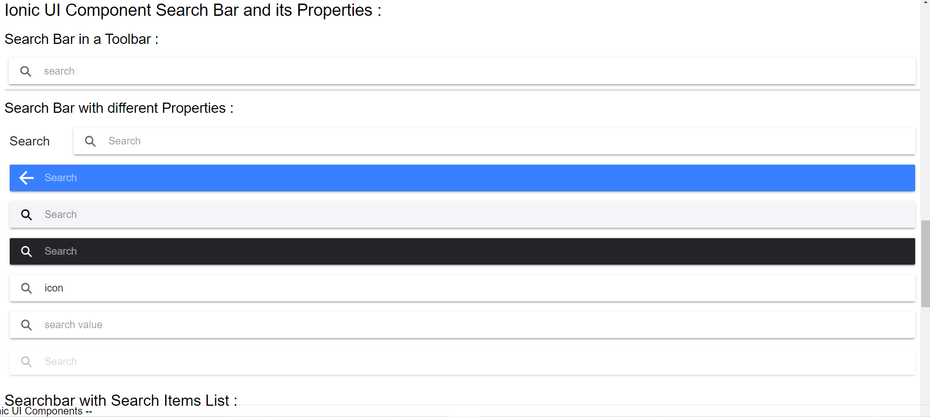 GitHub - Shaily-Jain/Basic-Ionic-UI-Compoents