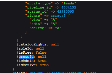 NULL groupId in UserModel · Issue #390 · amocrm/amocrm-api-php · GitHub