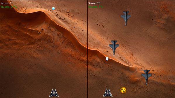 GitHub - Pumaxx/2D-Jet-Fight-Game: 2D top view ship shooter game, with ...