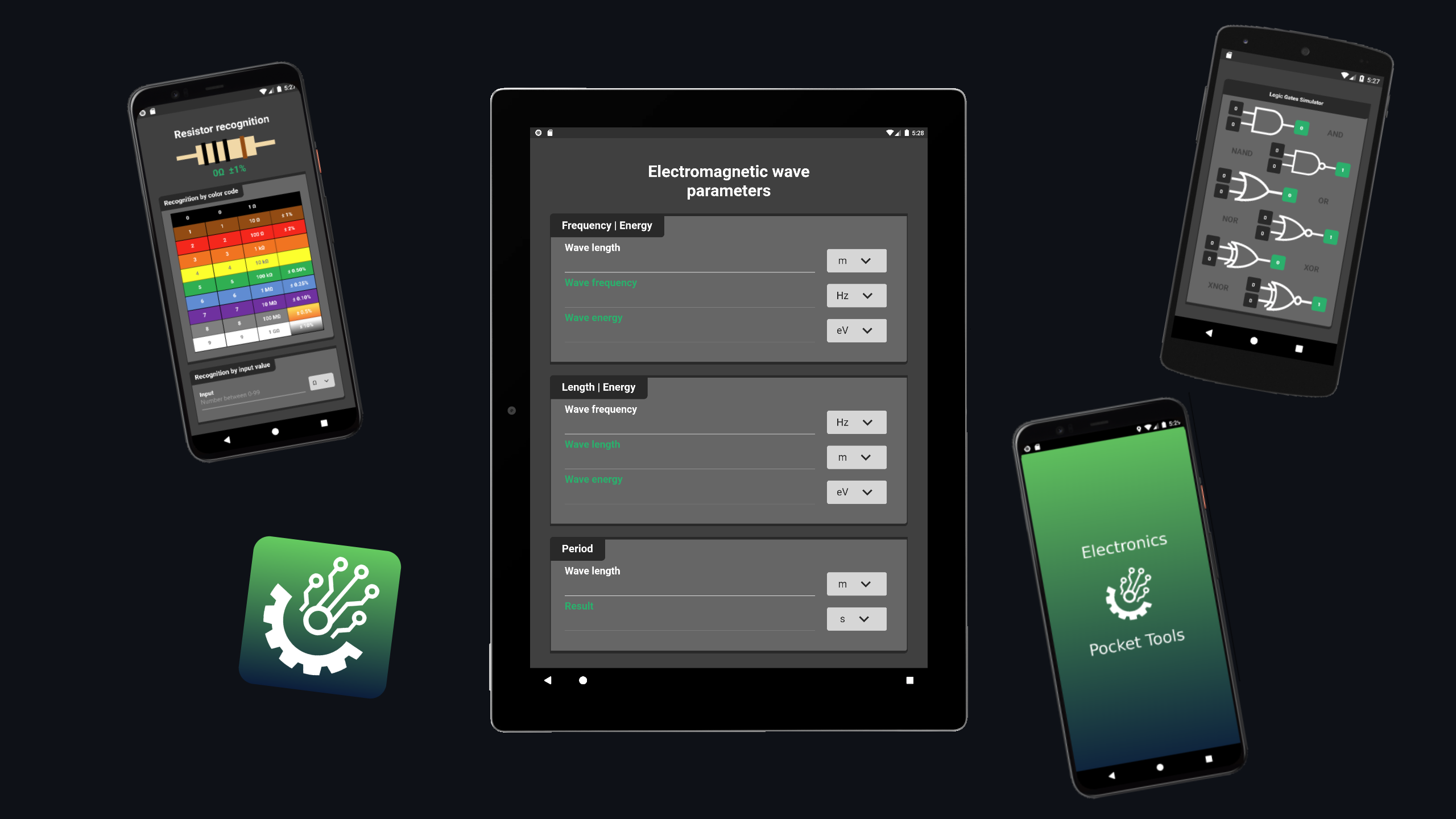 GitHub - Pumaxx/ElectronicsPocketTools-Flutter: Mobile application with ...