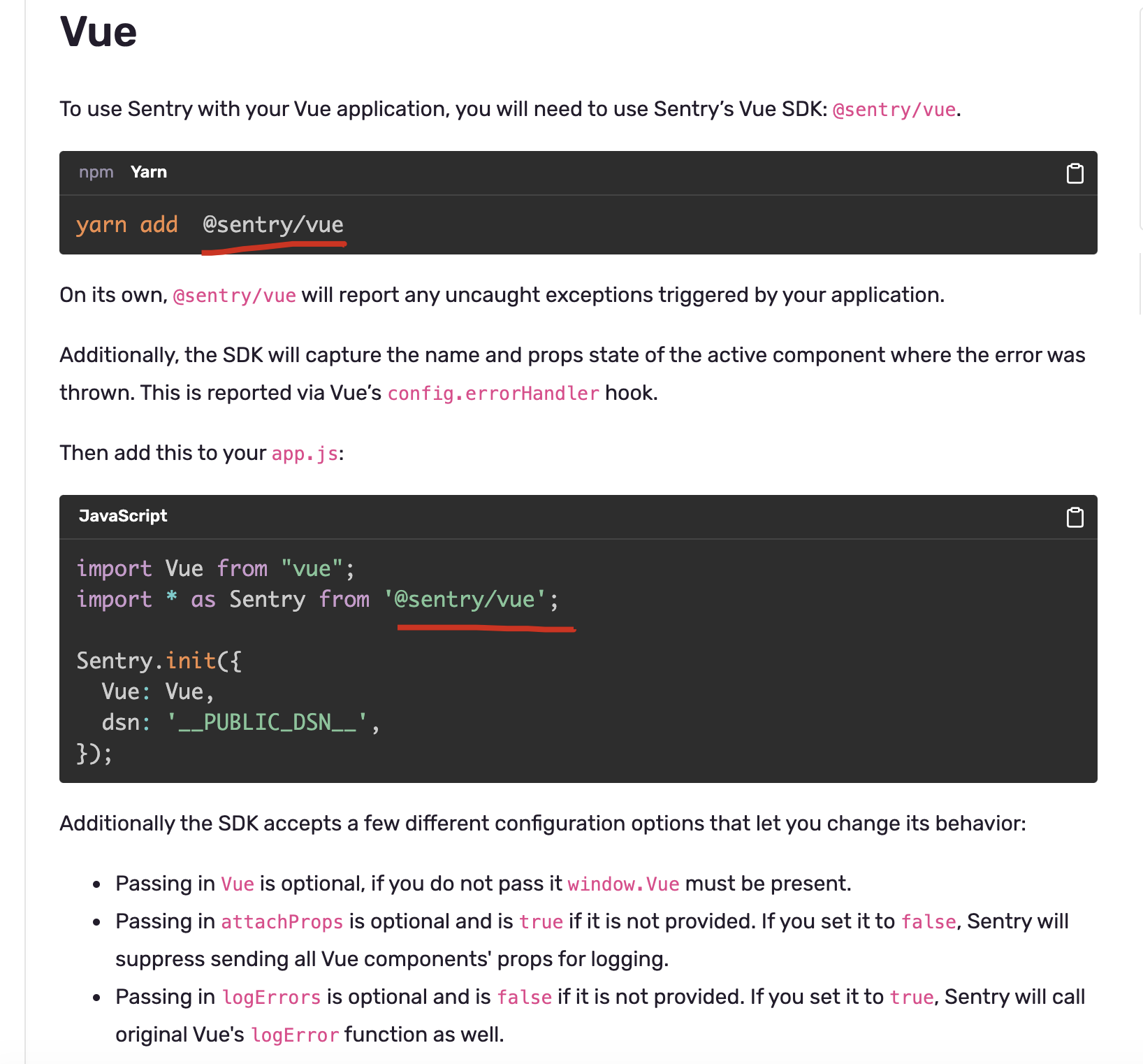 Which Vues Version Sentry Is The Right · Issue 3156 · Getsentrysentry Javascript · Github