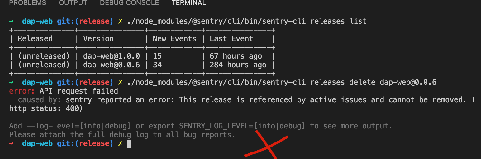 sentry can not delete release bug · Issue #23286 · getsentry/sentry · GitHub