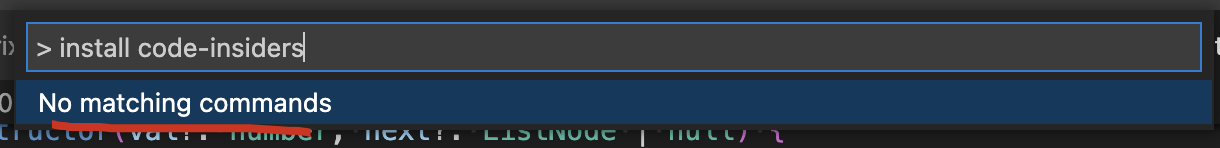can not run code command arguments form the terminal after upgrade to ...