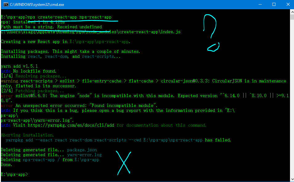 Npx Install Bug · Issue 5661 · Facebookcreate React App · Github