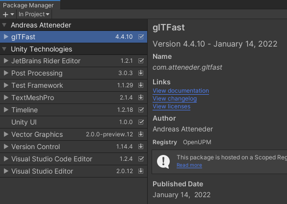 WebGL Materials not loading [Unity 2019.4.34] · Issue #307 · atteneder/glTFast · GitHub