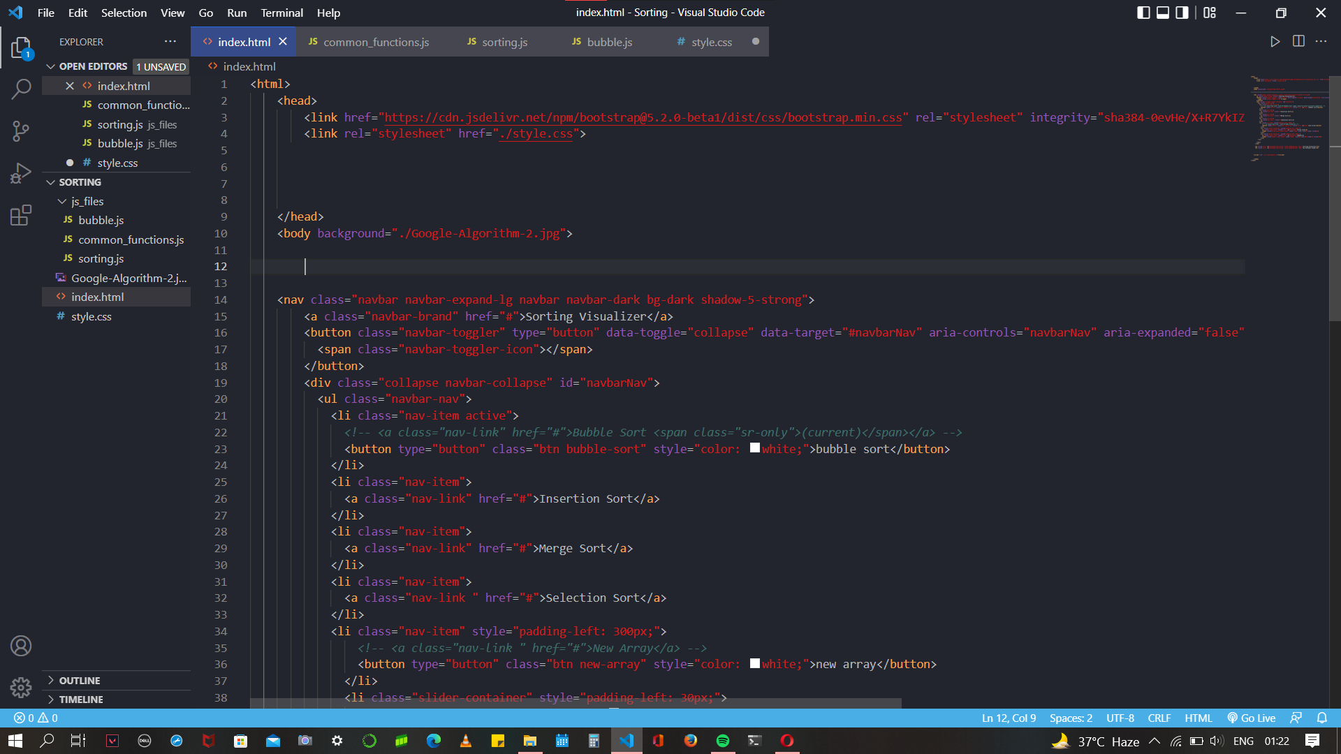 GitHub - anshumanlite/Sorting-Visualizer