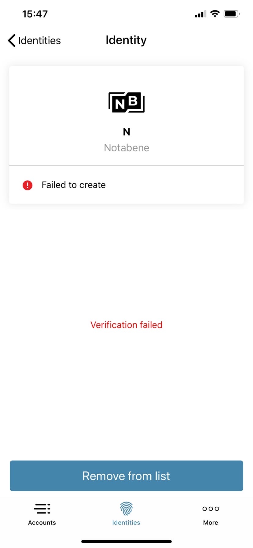 (ID3) Try to create identities with invalid physical ID documents ...