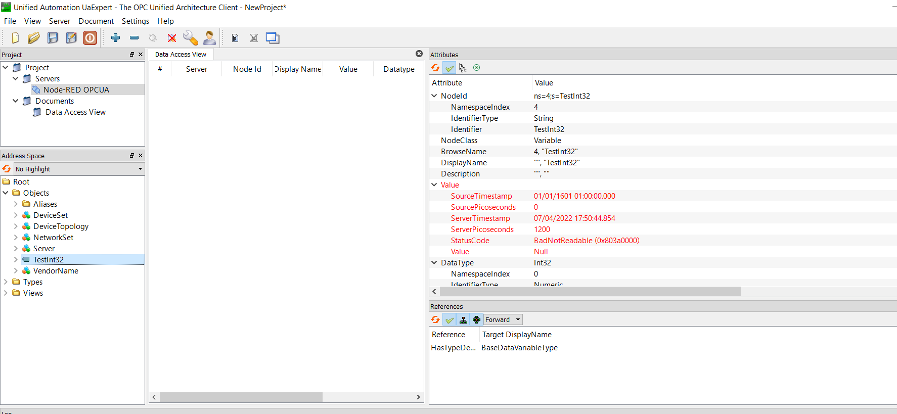 NodeRed Error message while trying to write value to OPCUAserver · Issue #422 · mikakaraila/node ...