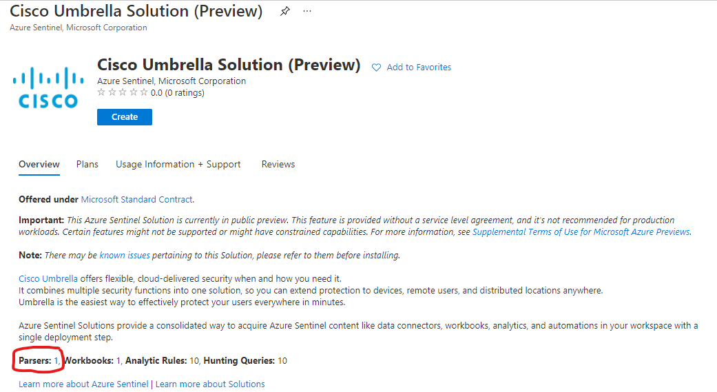 Parser missing in Cisco Umbrella Solution · Issue #2335 · Azure/Azure-Sentinel · GitHub