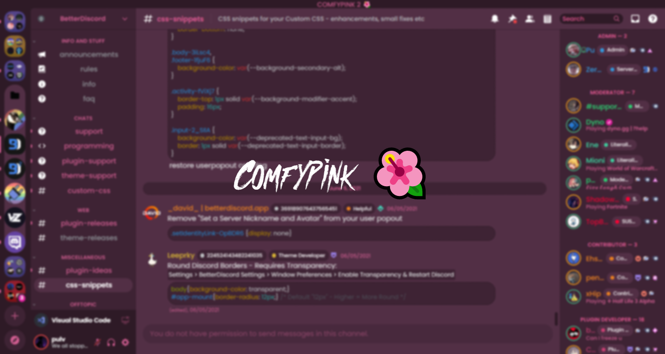 GitHub - phoenixX411/ComfyPink: A discord theme based on Ccrashtek's ...