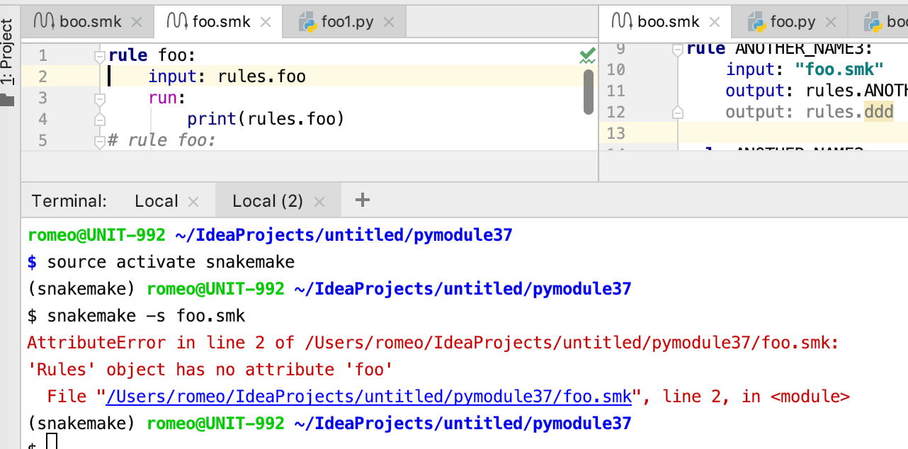 Warn if "rules." is accessed to a rule name not defined yet · Issue ...