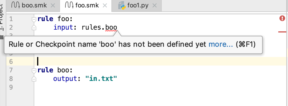 Warn if "rules." is accessed to a rule name not defined yet · Issue ...