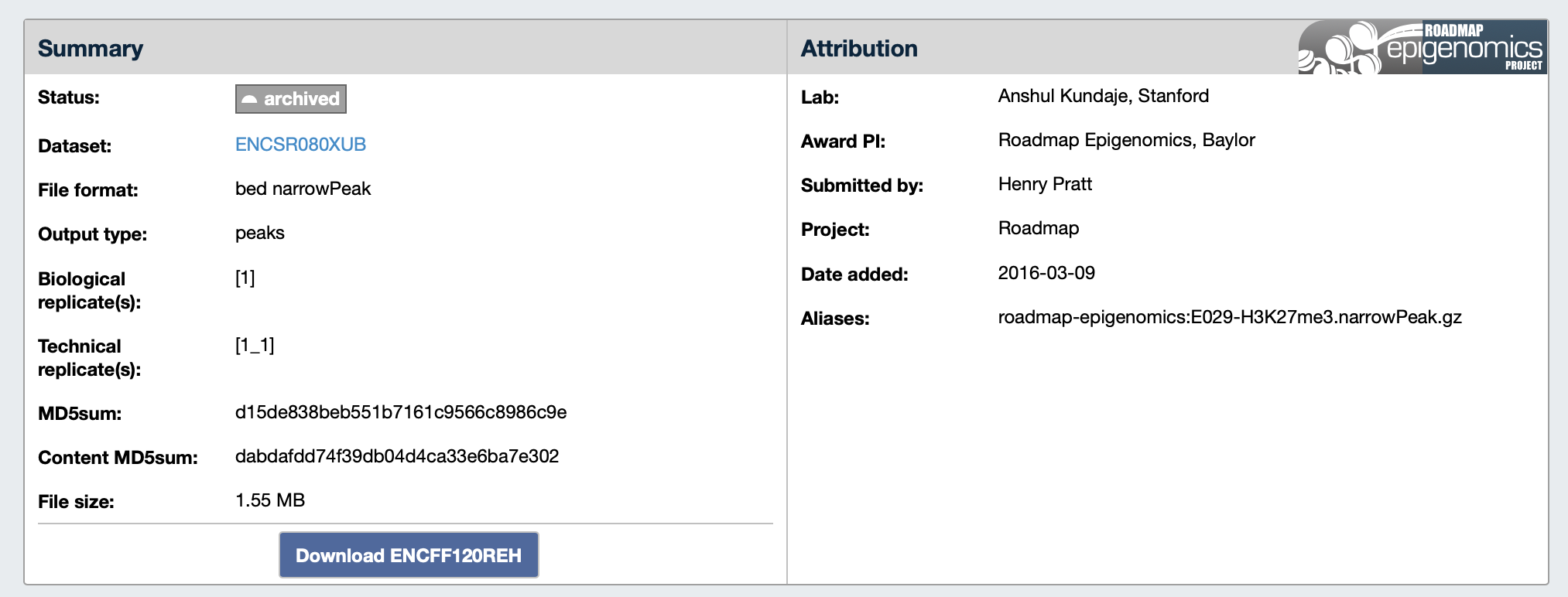 File entries with same names in ENCODE search results · Issue #95 ...