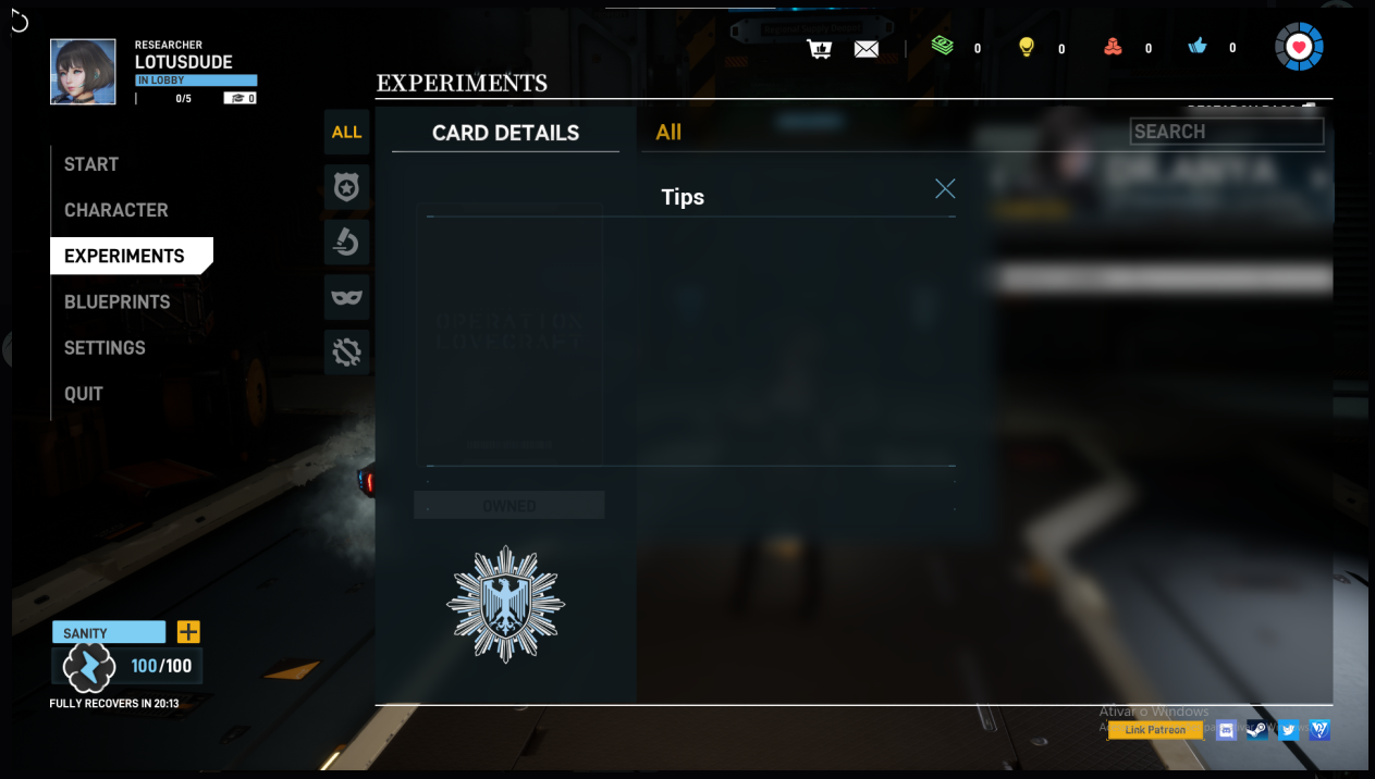 [Bug] Started game with no experiments, no blueprints and blueprints ...