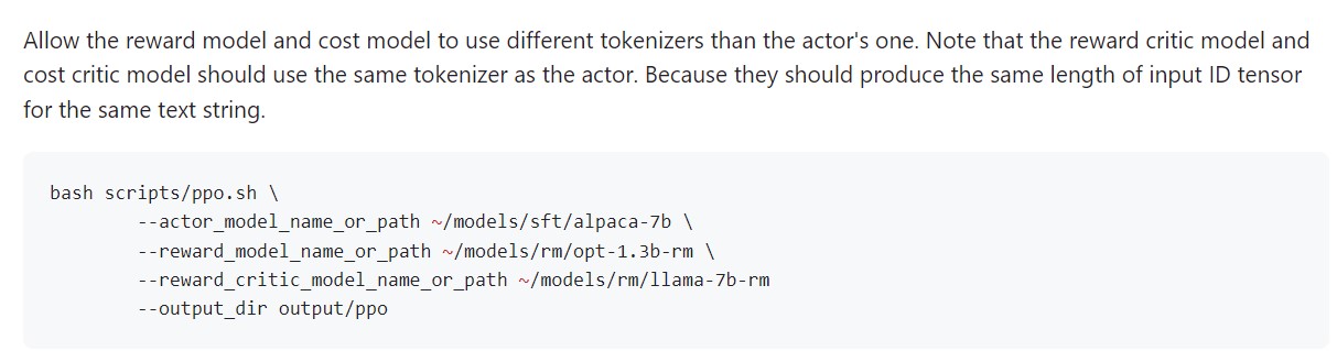 [Question] 关于reward model 与reward critic model · Issue #109 · PKU ...