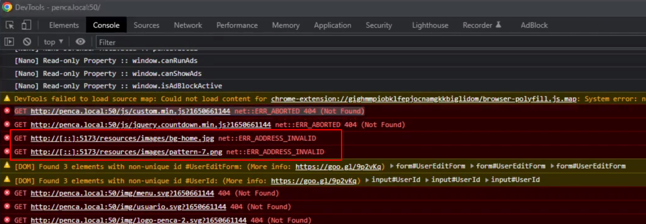 Vite And Laravel And Virtual Machine · Issue 10476 · Vitejs Vite · Github
