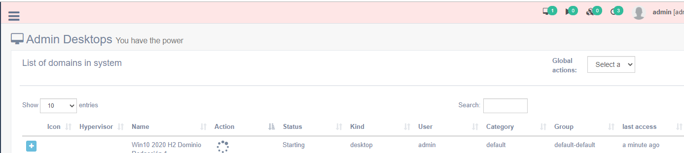 When I start a Desktop installation of a Windows 10 Desktop I don't obtain access to VirtIO ...
