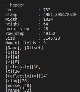 How can I get timestamp and ambient from sensor_msgs::PointCloud2 ? · Issue #430 · ouster-lidar ...