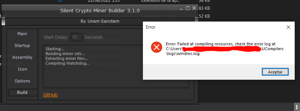 watchdog error · Issue #1313 · UnamSanctam/SilentCryptoMiner · GitHub