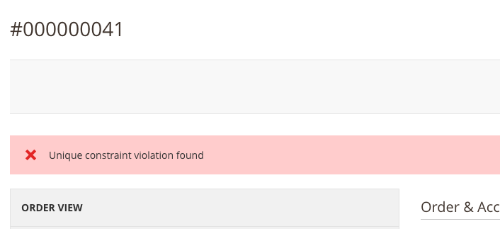 Unique constraint violation found when changing order status · Issue #18763 · magento/magento2 ...