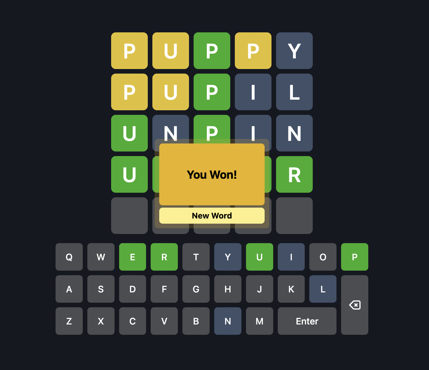 GitHub - paul-bokelman/wordle: Wordle unlimited in React with 3 different simple backend servers ...