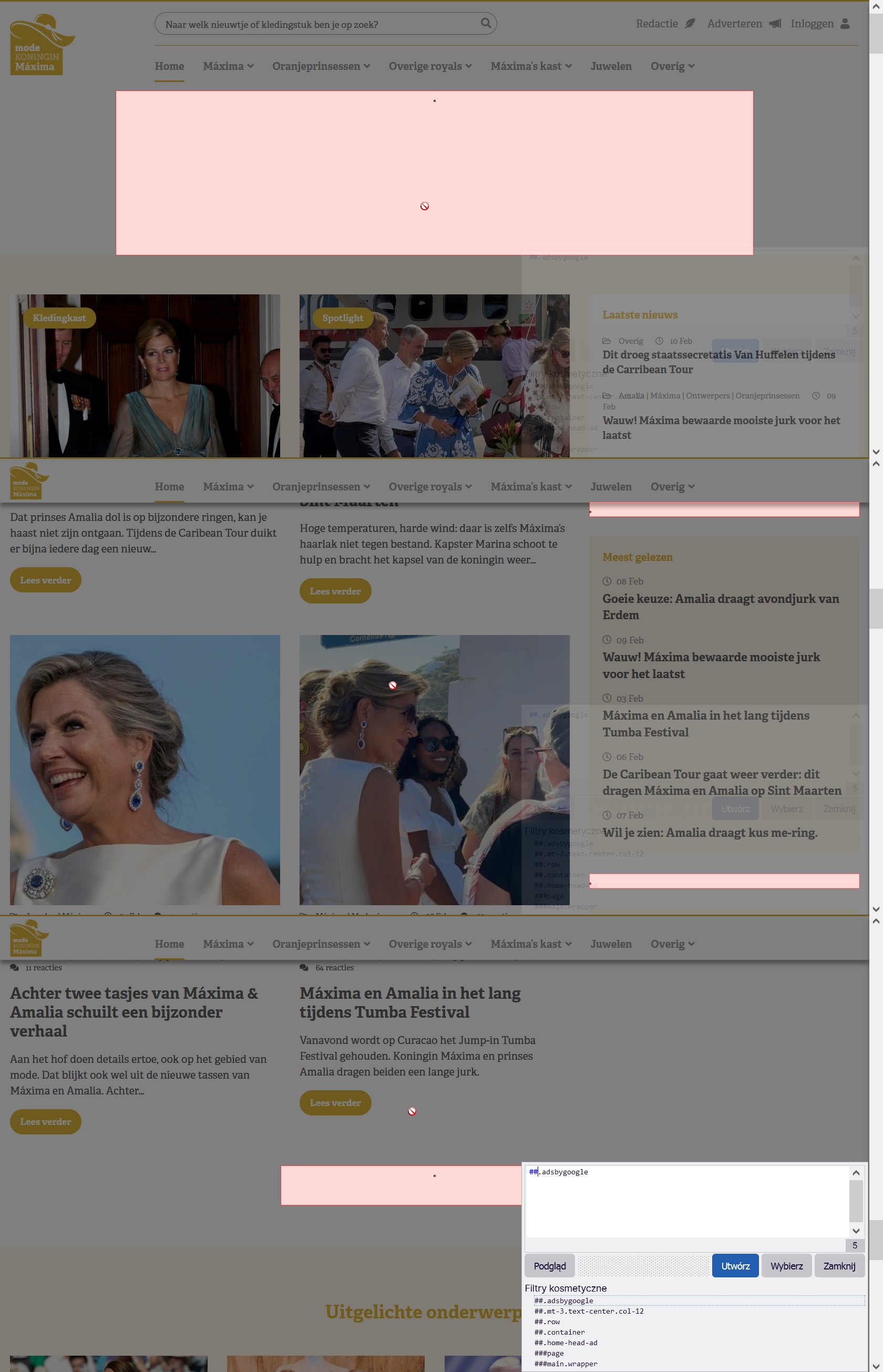 redundant filter on modekoninginmaxima.nl · Issue #9705 · uBlockOrigin ...