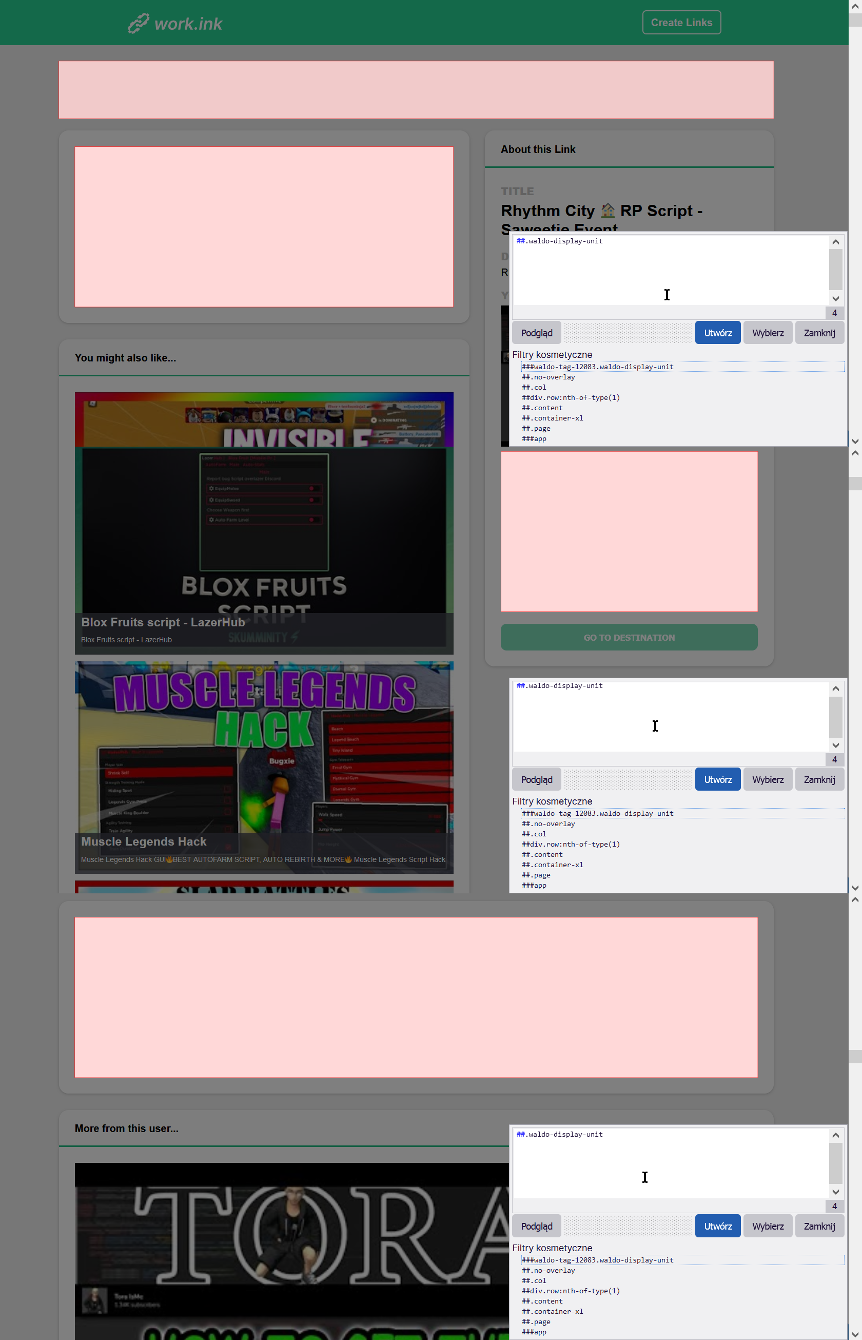work.ink: detection · Issue #16723 · uBlockOrigin/uAssets · GitHub