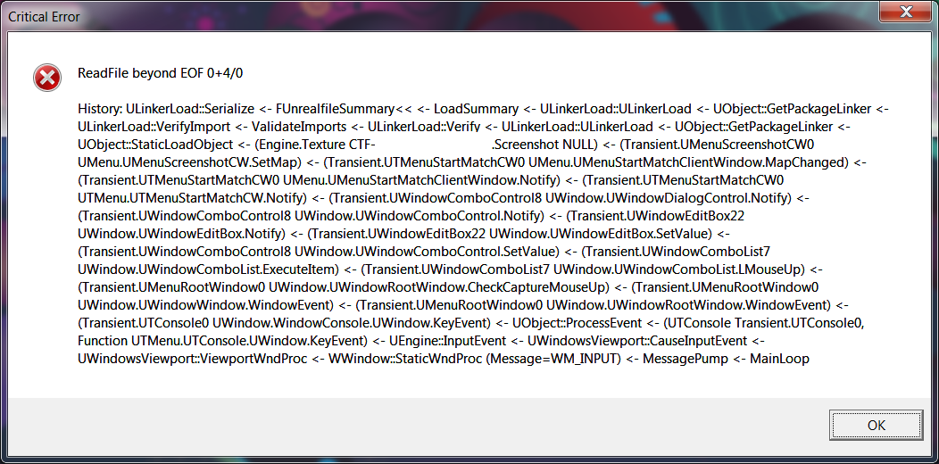 [469d-RC2] Game crashes when trying to play a map if the map file or any of the required files ...