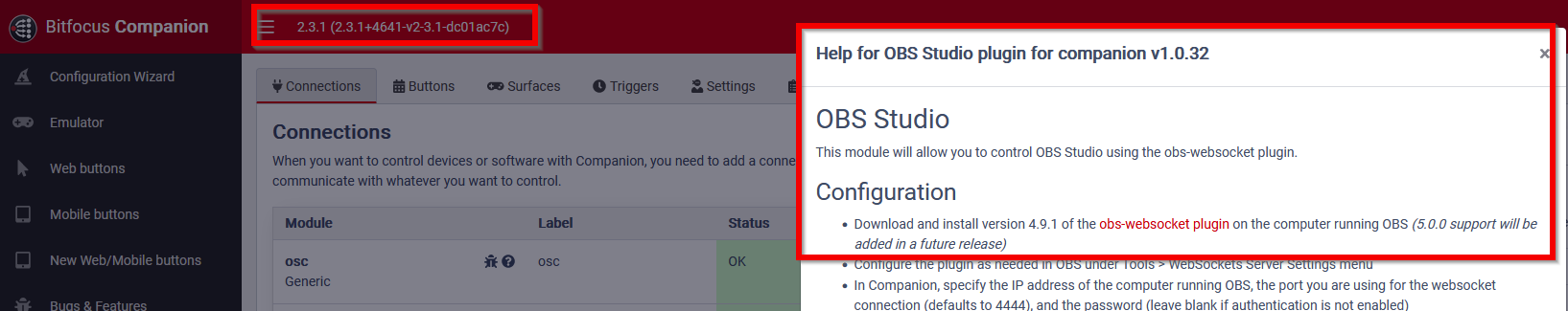 Problems updating · Issue #171 · bitfocus/companion-module-obs-studio · GitHub