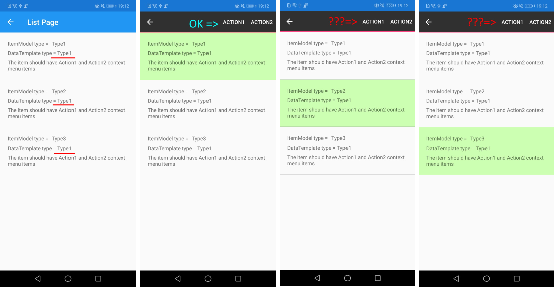 [Bug] [iOS] [Android] ListView bug for CachingStrategy="RecycleElementAndDataTemplate" · Issue ...