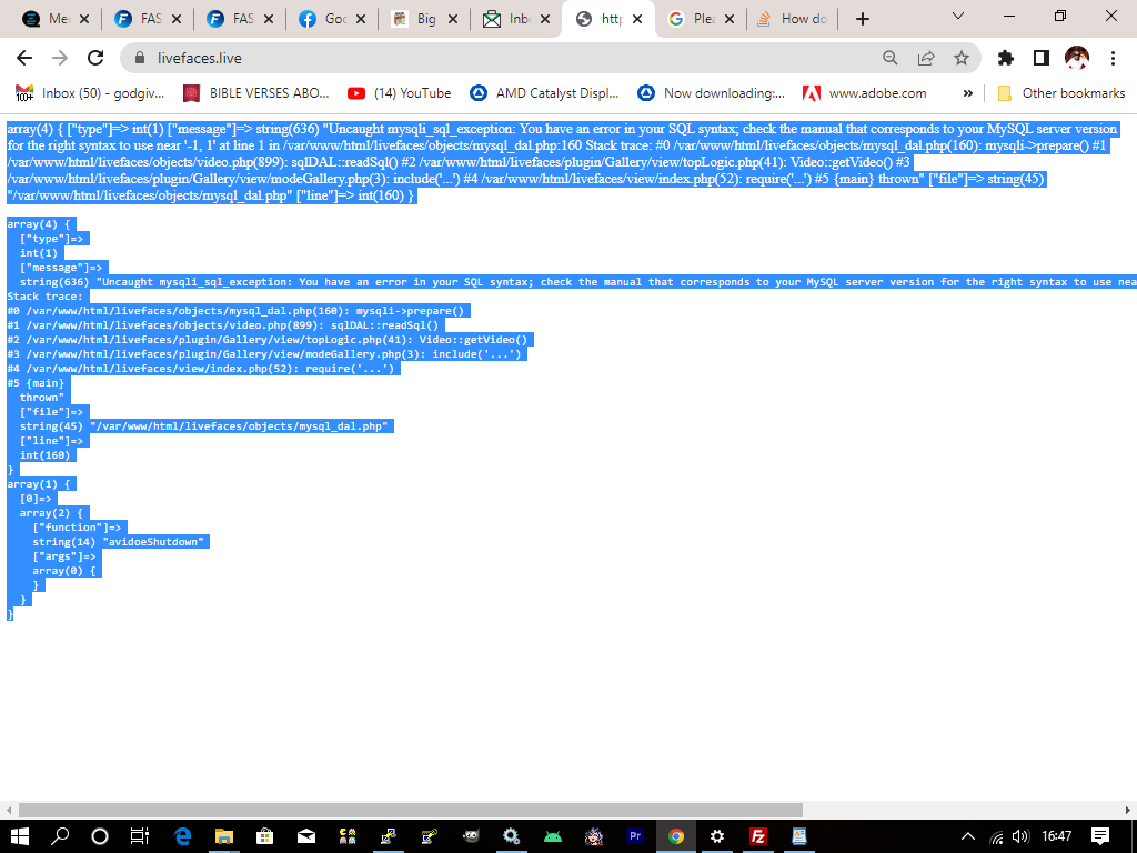 Home page breaks after Big update · Issue #6828 · WWBN/AVideo · GitHub