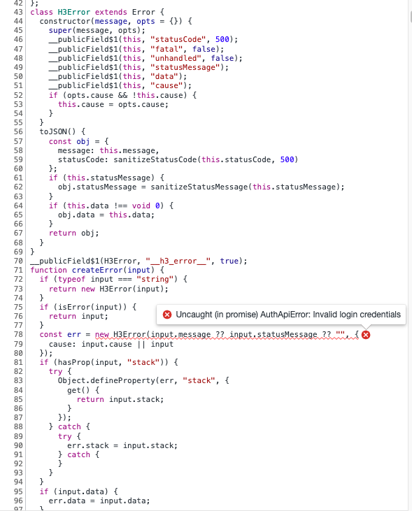 `throw createError` does not show error page on client-side (in development) · Issue #15432 ...