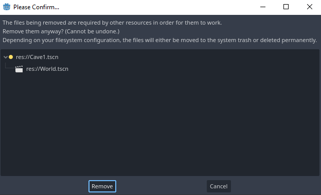 Ask for confirmation when deleting a [Built-in] animations in the Animation Libraries menu ...