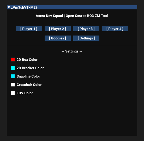 GitHub - DevZModZ/BO3: BO3 (T7) External Zombies Tool