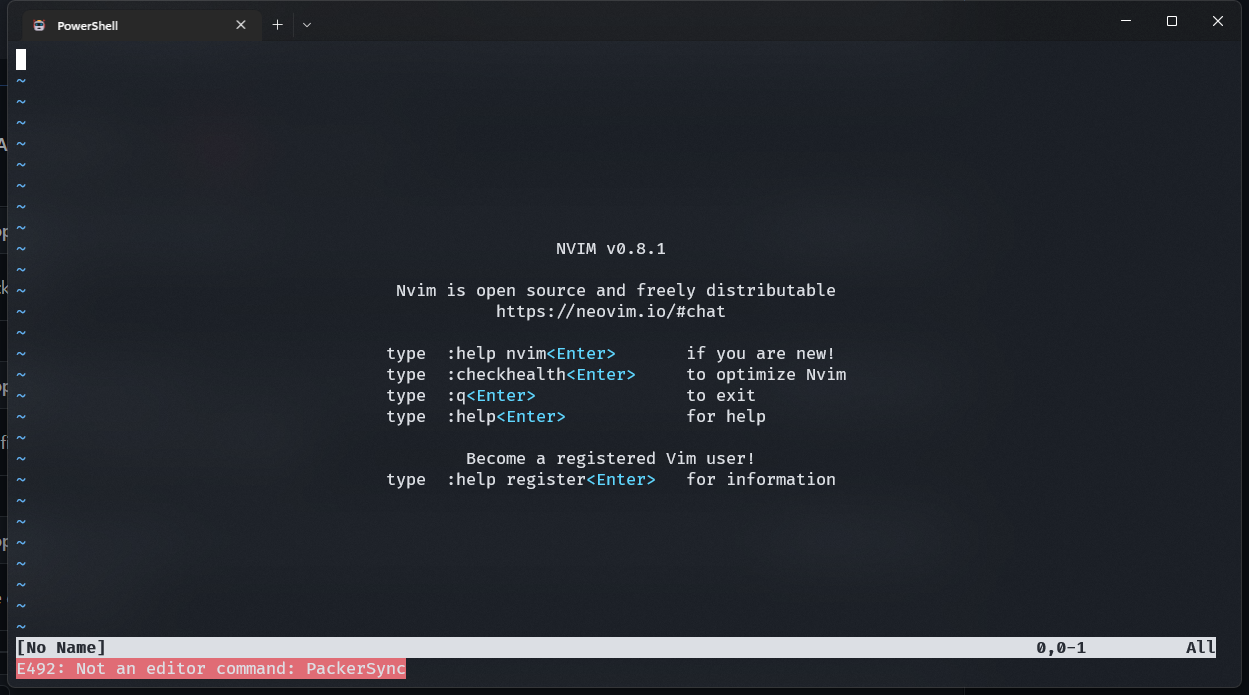 [Windows] Install suceess but no changes · Issue #3651 · LunarVim/LunarVim · GitHub