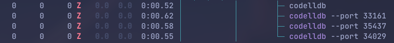 Codelldb Processes That Are Started Automatically Remain As Zombie Processes After The Session 6262