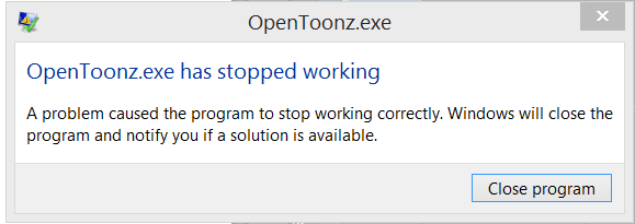 OPENTOONZ CRASHED WHEN IM EDITING, NOW OPENTOONZ IS CRASHING WHEN I OPEN THE SCENE · Issue #3536 ...