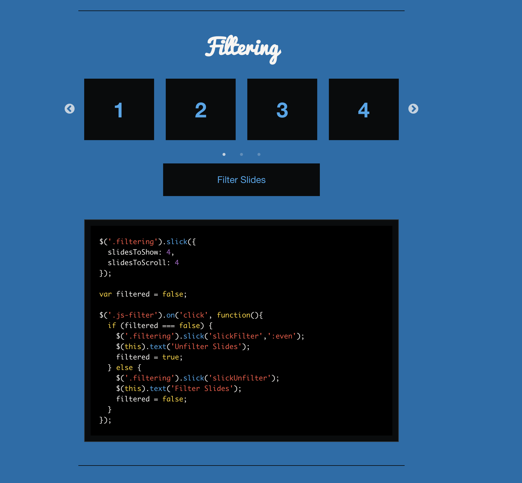 Filter slides · Issue #5290 · nolimits4web/swiper · GitHub