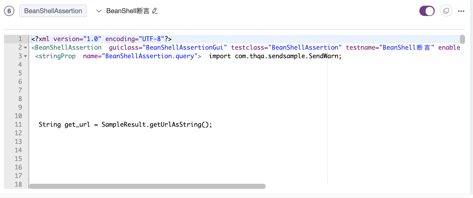 Bug 导入jmx中的beanshell脚本有多余换行符 · Issue 2420 · Meterspheremetersphere