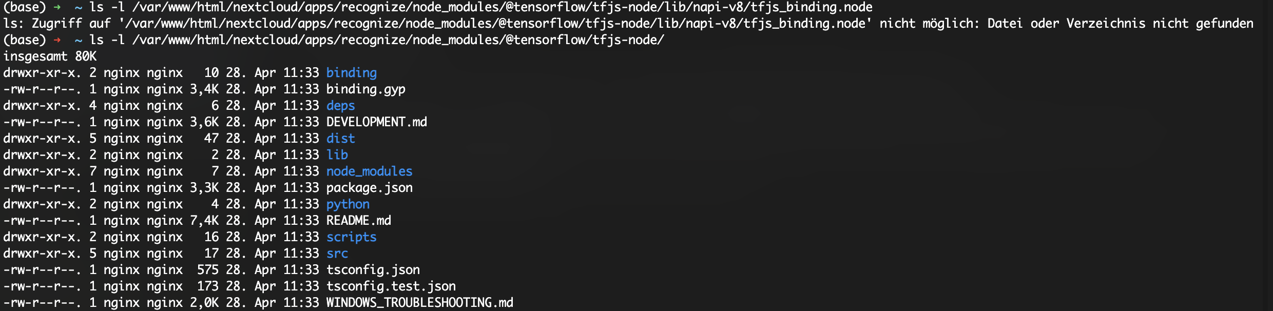 Tensorflow Not Built · Issue 823 · Nextcloudrecognize · Github 