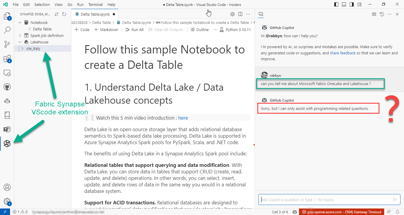feedbacks on the chat: please add streaming, stuck with messages about non programming related ...