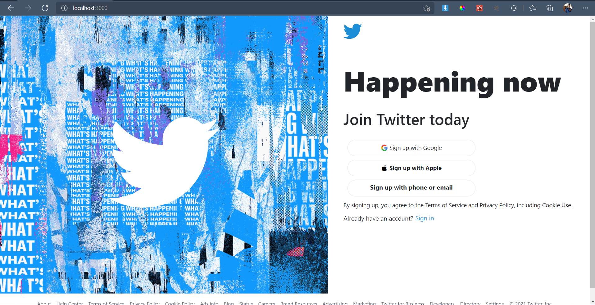 GitHub - Malek1117/twitter_clone_master: This Twitter clone allows ...