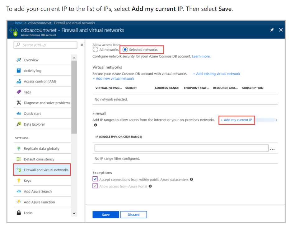 Screenshots needs to update as per current Azure portal configuration ...