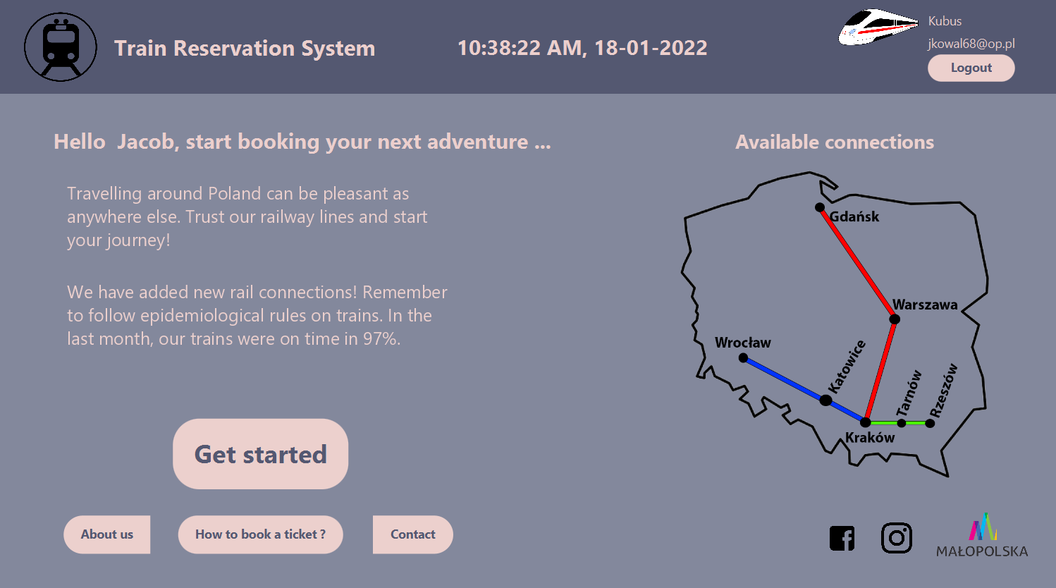 GitHub - nieckojakub/Train_Reservation_System