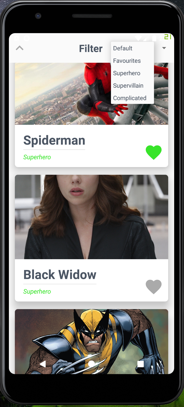 GitHub - kuba-budzynski/CatalogApp: Comics Heros Catalog App for Android Labs 2020