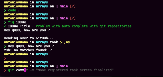 Problem with auto complete with git repositories · Issue #2623 · withfig/fig · GitHub